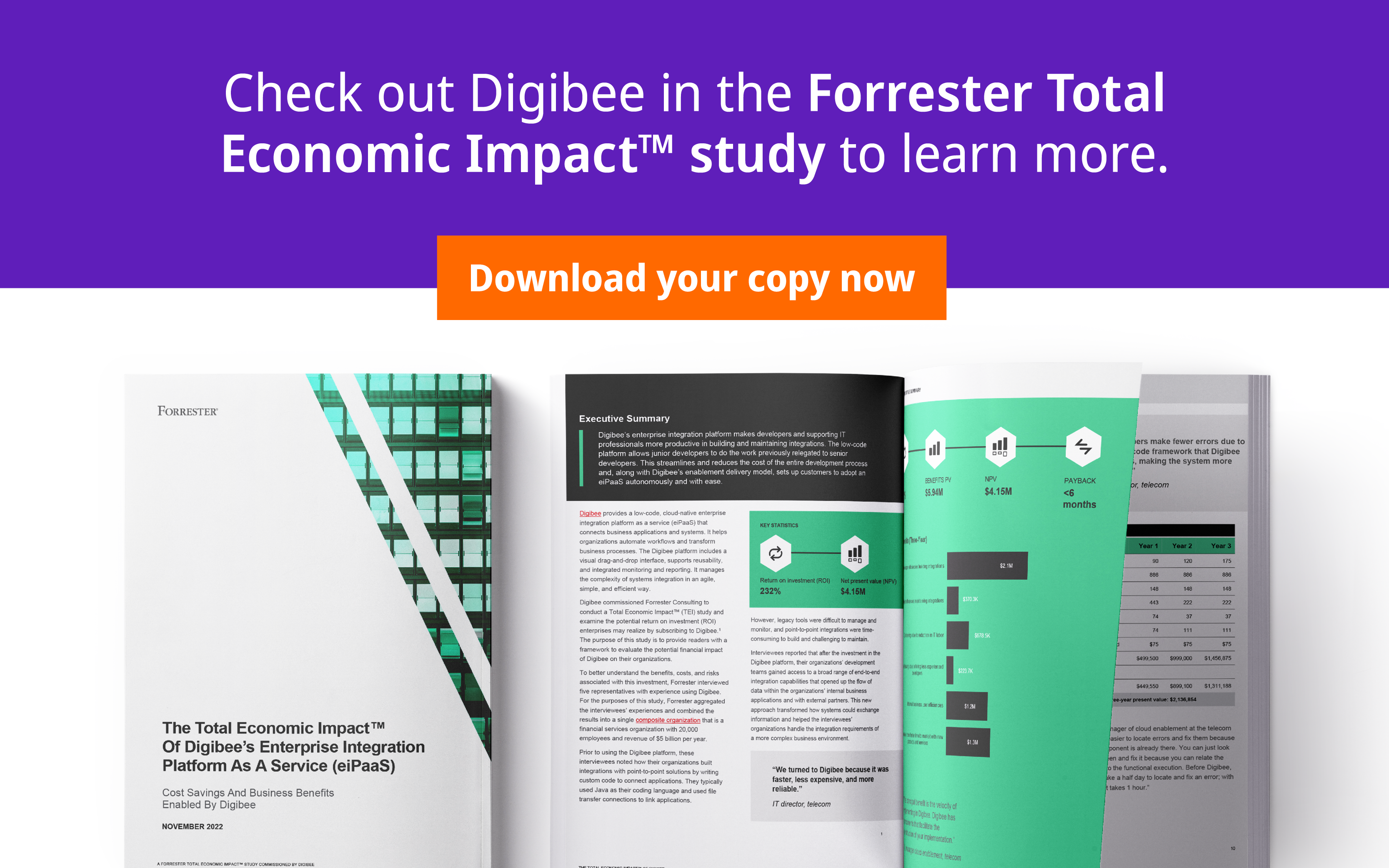 Download Forrester TEI: O Impacto Econômico de uma Parceria Digibee